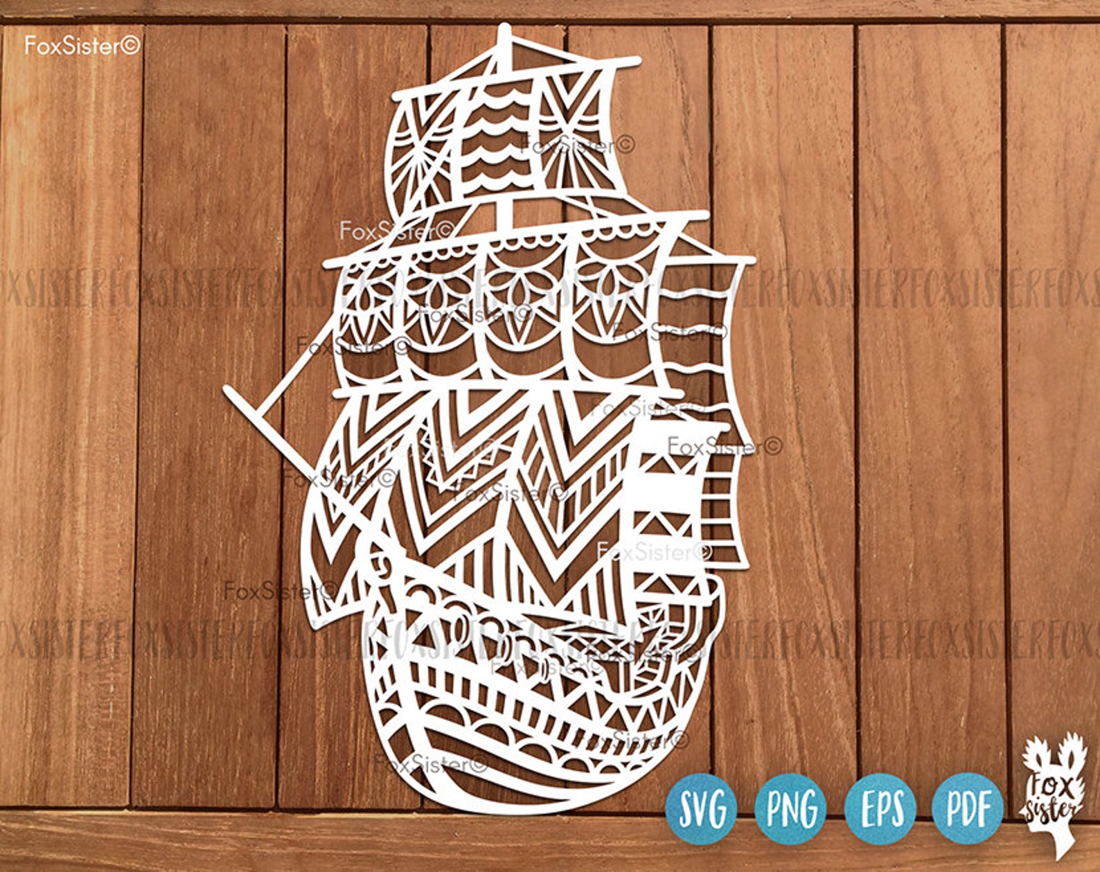 Ship Svg Cutting File for Cricut and Silhouette Ship Cut | Etsy