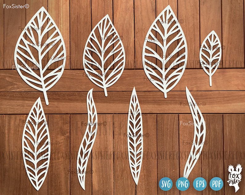 Leaves Svg Bundle, Leaf Svg, Leaves Cutting Svg, Wreath Elements Svg ...