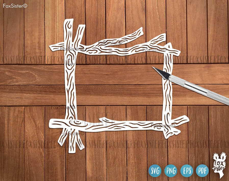 Wooden Frames Svg for Cricut and Silhouette Wood Svg - Etsy