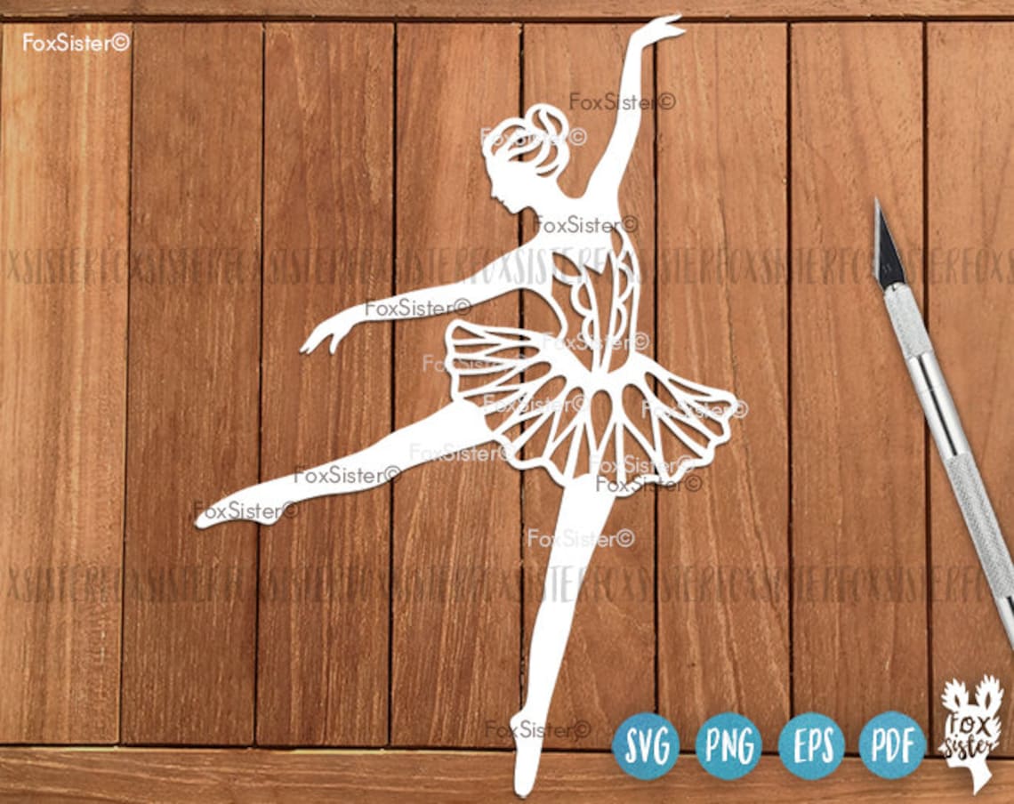 Ballerina Svg Ballet Svg Cut File 3 Papercut Templates Set - Etsy UK