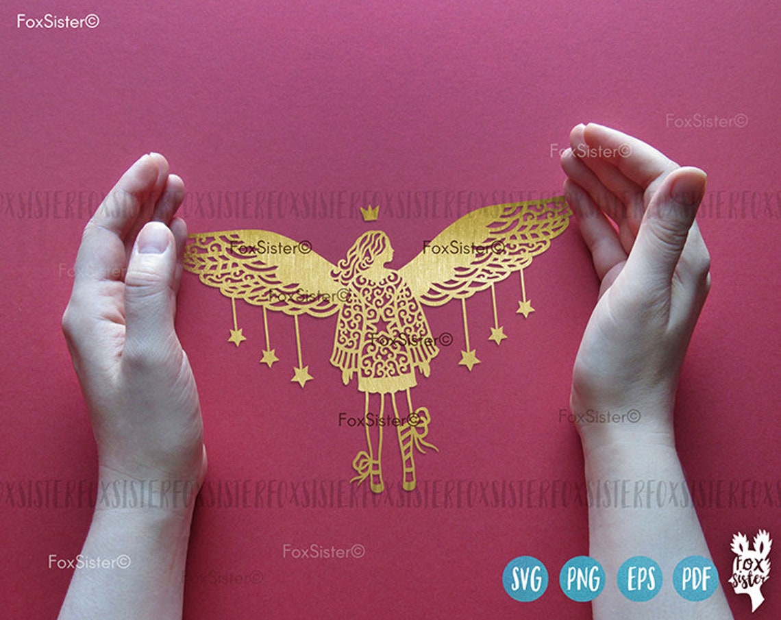 Angel Svg Cut Files Christmas Angel Svg Angels Svg Wings - Etsy UK