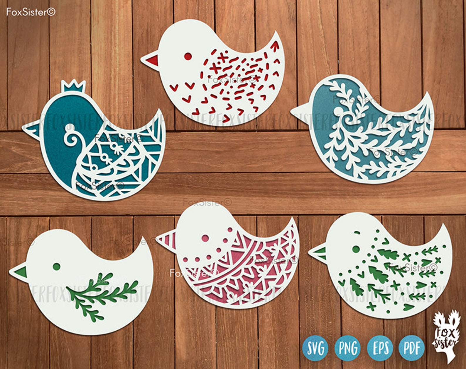 Birds Svg Bundle for Cricut and Silhouette Animal Svg Bird - Etsy UK