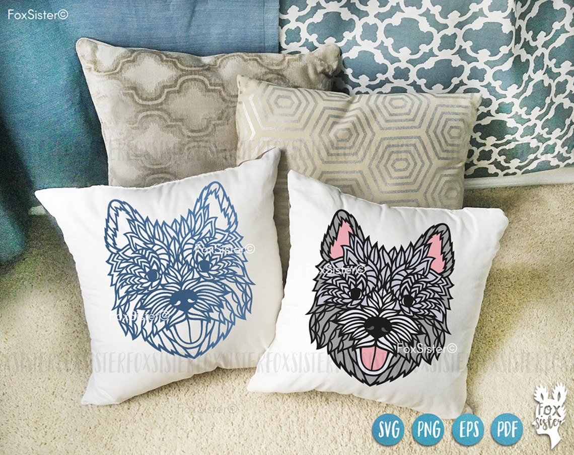 Dog Svg for Cricut and Silhouette Westie Svg Terrier Svg - Etsy