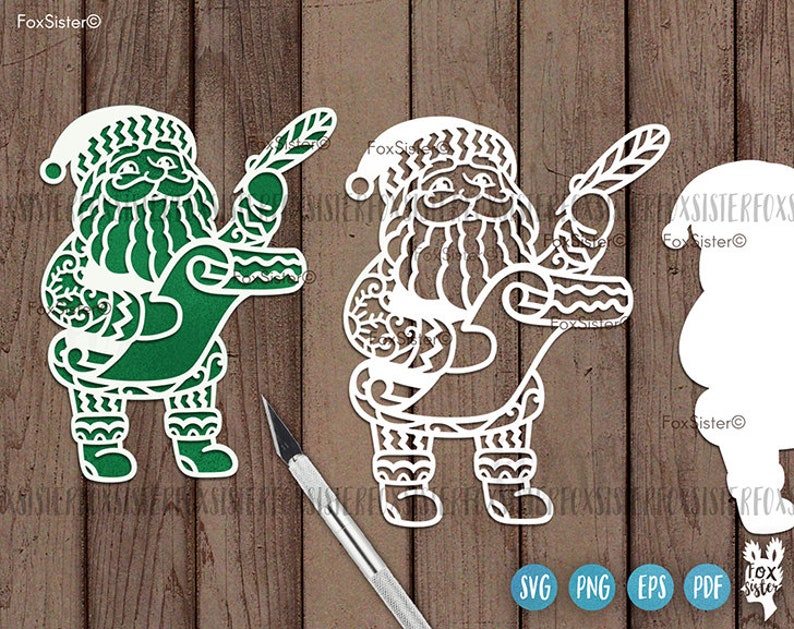 Santa Svg Santa Svg Clipart Santa Cricut Cut File Santa - Etsy