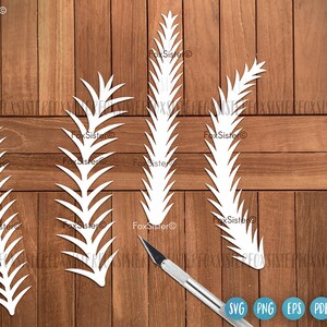 Christmas Fir Leaves Svg Bundle for Cricut Silhouette, Leaves Svg Set ...