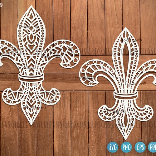 Fleur De Lis Svg Cut File Design Lily Svg French Lily Svg - Etsy