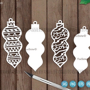 Christmas Bauble Svg Bundle Designs for Cricut and Silhouette ...