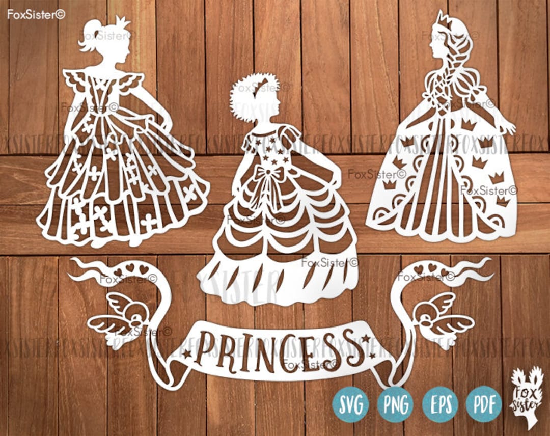 Little Princess Svg Cut Files for Cricut and Silhouette, Princess Svg ...