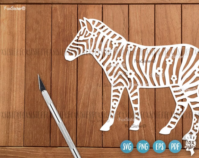 Zebra Svg, Zebra Clipart, Floral Zebra Svg, Zoo Svg, Boho Svg, Zebra ...