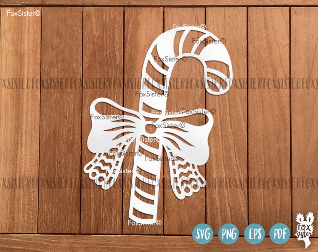 Candy Cane Svg Cut File, Christmas Candy Cane Svg, Christmas Svg Cut ...