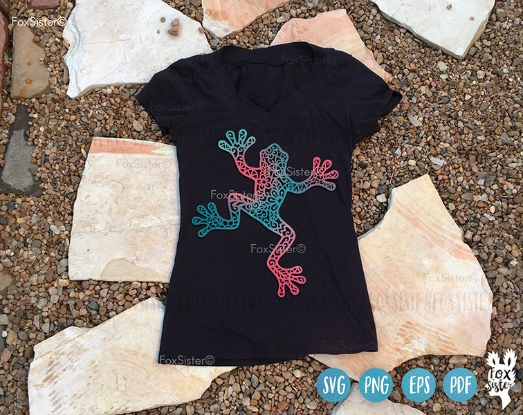 Frog Svg Vector and Png, Eps, Pdf Cut Files, Floral Animal Svg, Cute ...