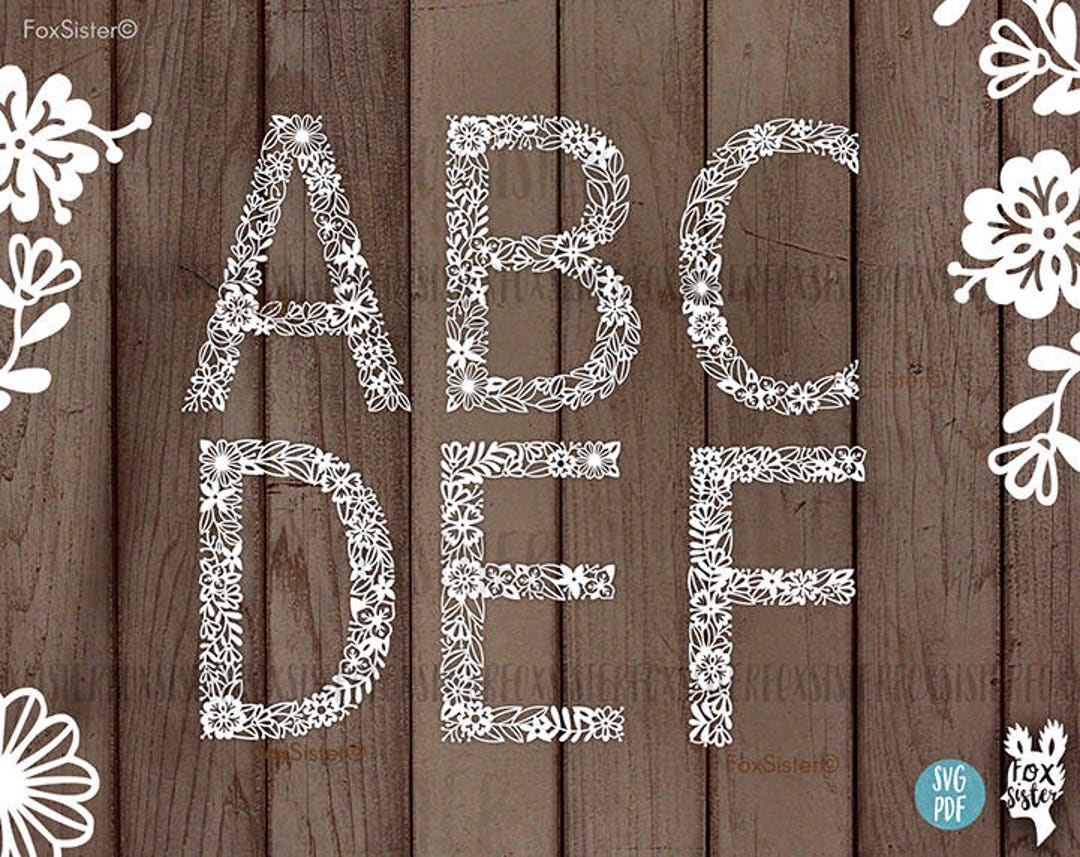 SVG Alphabet Bundle! 26 Letters Svg, Letter Svg, Alphabet Svg, Letters ...