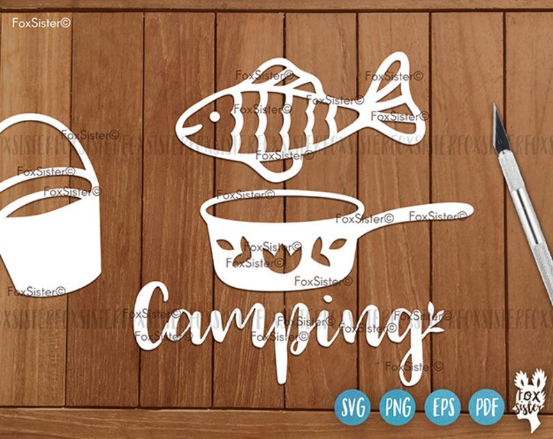 Camping Svg Bundle! Camper Svg, Camping Clipart Happy Camper Svg ...