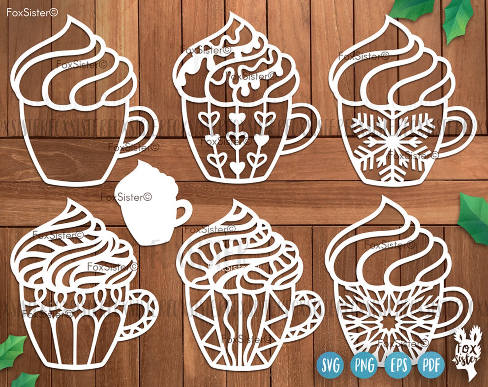 Hot Chocolate Svg Bundle for Cricut and Silhouette Christmas - Etsy UK