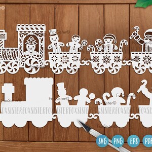 Train Set Svg Bundle, Christmas Toy Svg, Christmas Tree Ornament Svg ...