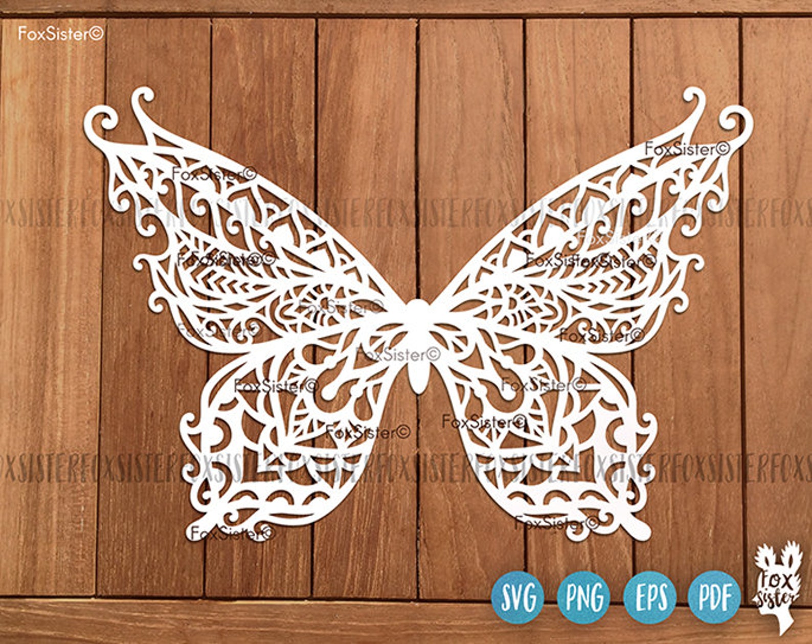Big Butterfly Svg Vector Papercut Template, Mandala Butterfy Svg, Fun ...