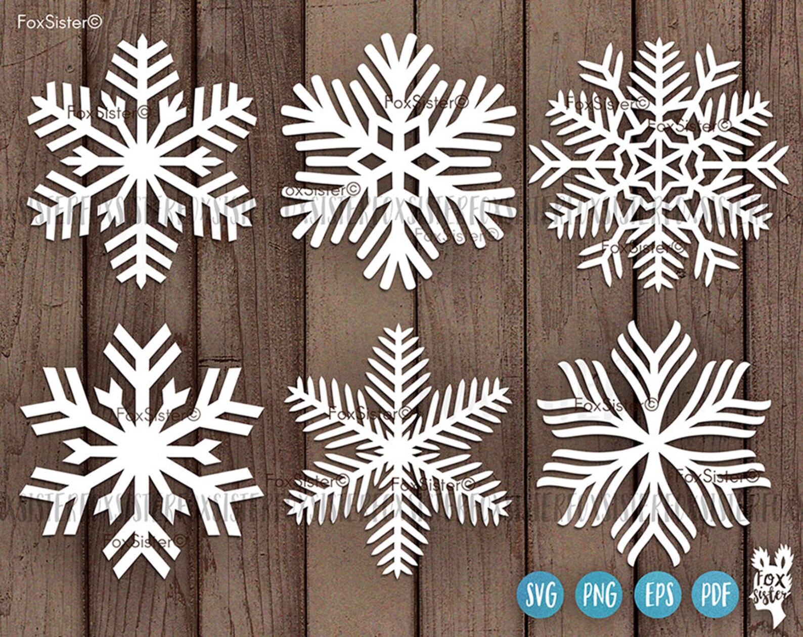 Snowflakes SVG Bundle SET 11 for Cricut and Silhouette | Etsy