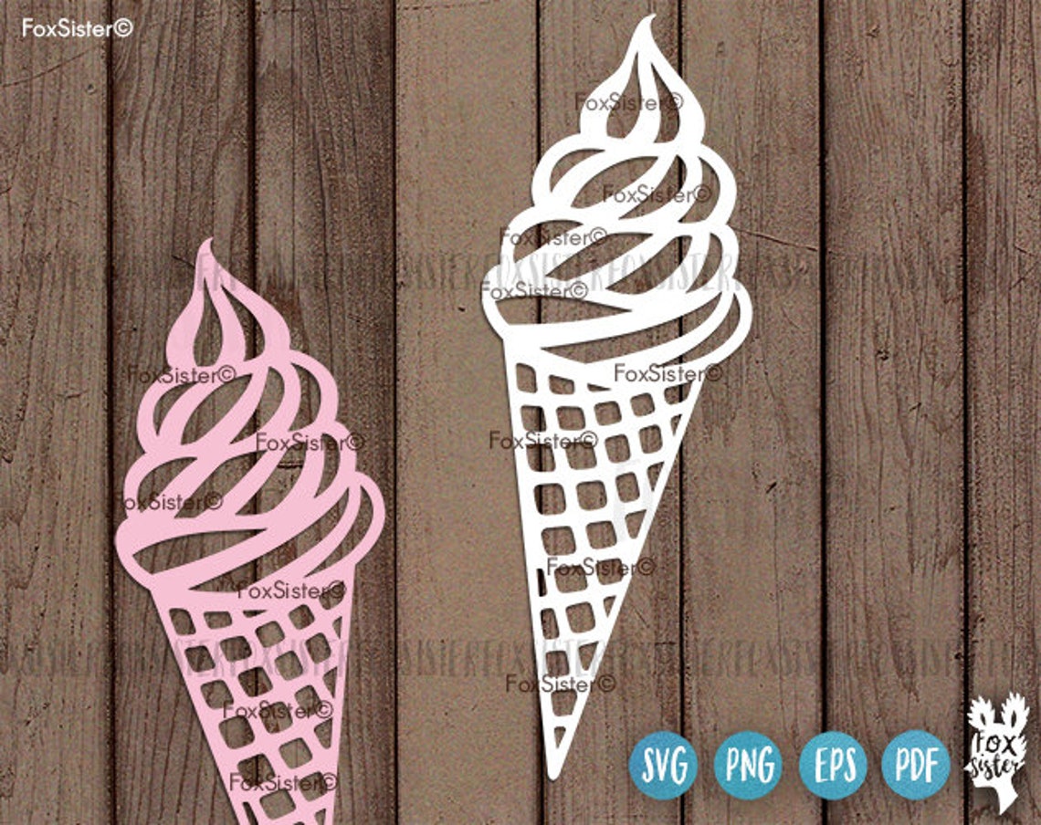 4 Ice Creams Svg Bundle Set 2 Ice Cream Svg Cut File Unicorn - Etsy