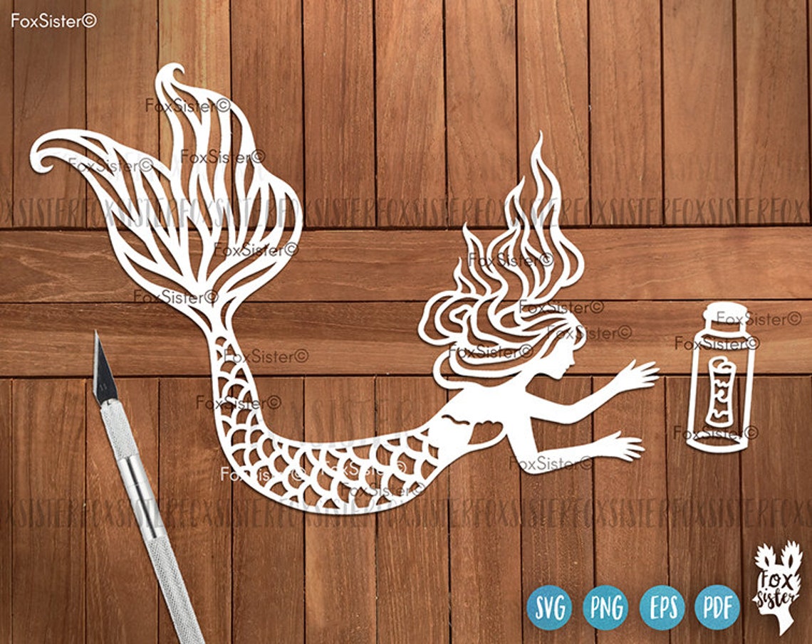 Mermaid SVG Bundle Mermaids SVG File for Cricut Little - Etsy Australia