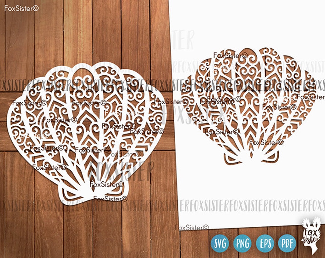 Seashell Svg, Seashell Cut File, Shell Clipart, Ocean Svg, Sea Shell ...