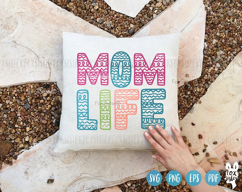 Mom Svg for Cricut and Silhouette Mom Life Svg Foxsister - Etsy