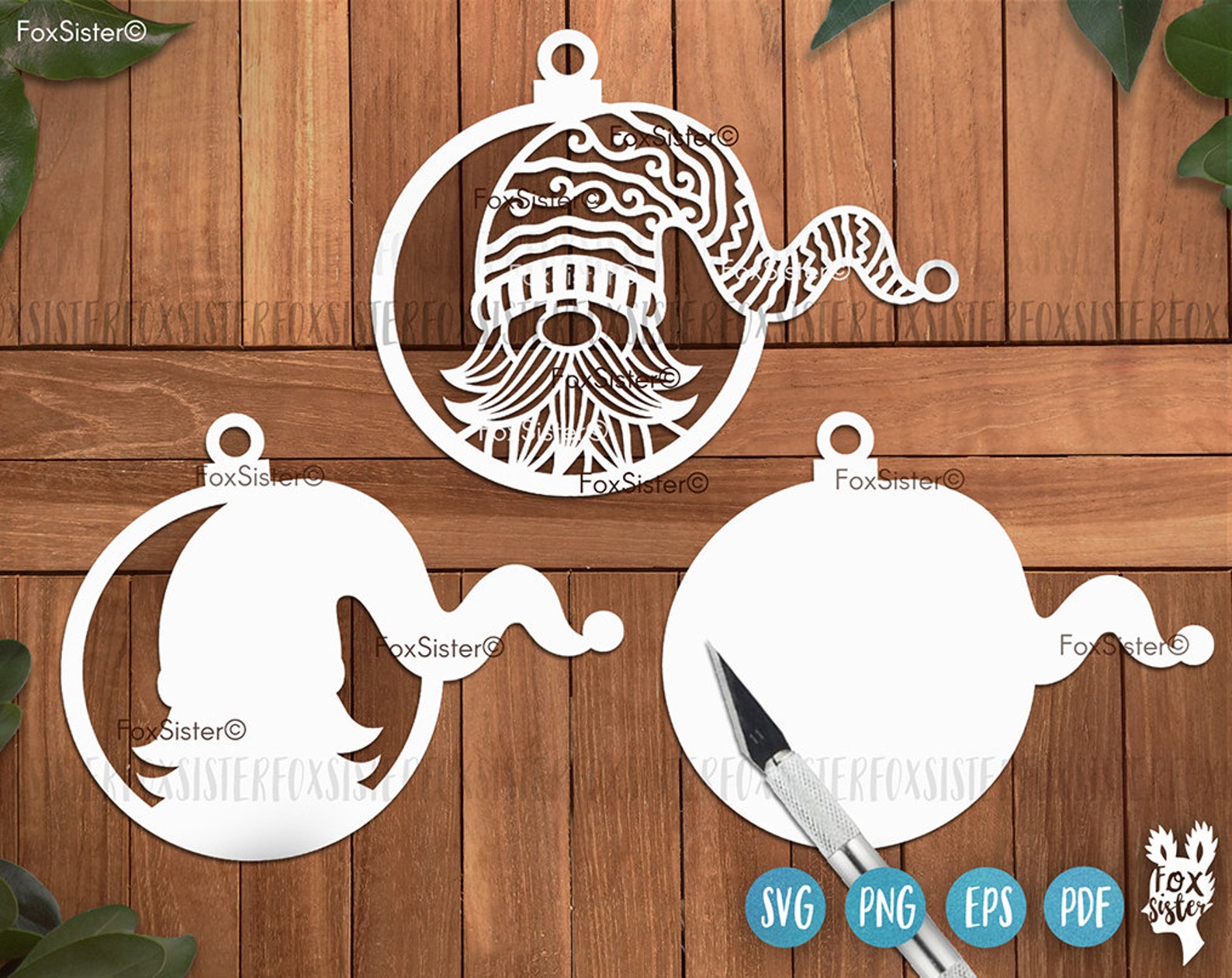 Christmas Bauble Svg Cut File Bundle for Cricut and - Etsy