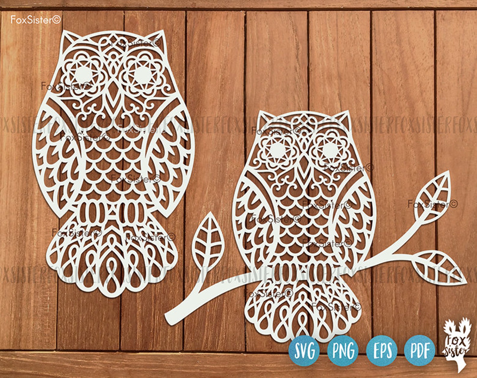 Cute Owl Svg Cutting File for Cricut and Silhouette Sitting | Etsy