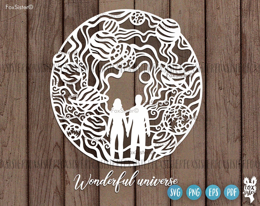 Wonderful Universe Svg Design for Cricut and Silhouette, Space Svg ...