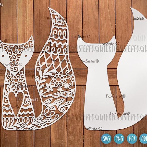 Fox Svg for Cricut - Etsy