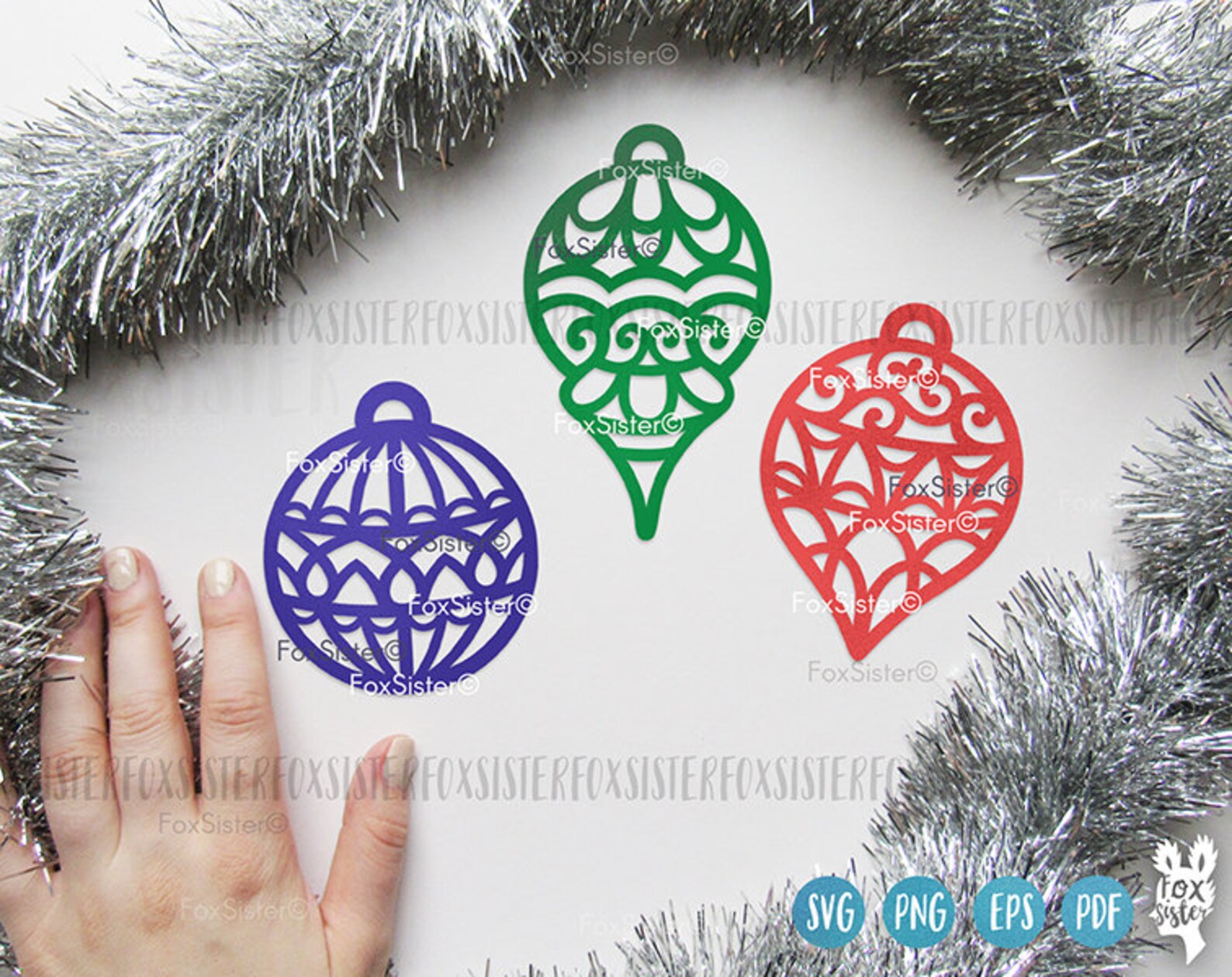 Christmas Bauble Svg Bundle Clipart Silhouette Svg Bundle - Etsy