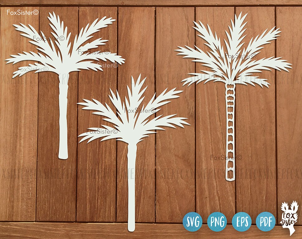 Palm Tree Svg for Cricut and Silhouette Trees Palm Tree - Etsy