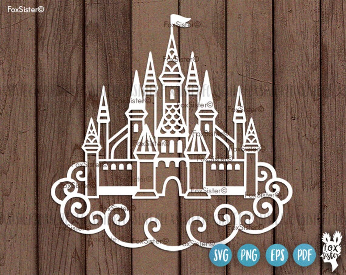 Castle Svg Castle Cut File Castle Clipart Fairy Tale Svg - Etsy UK
