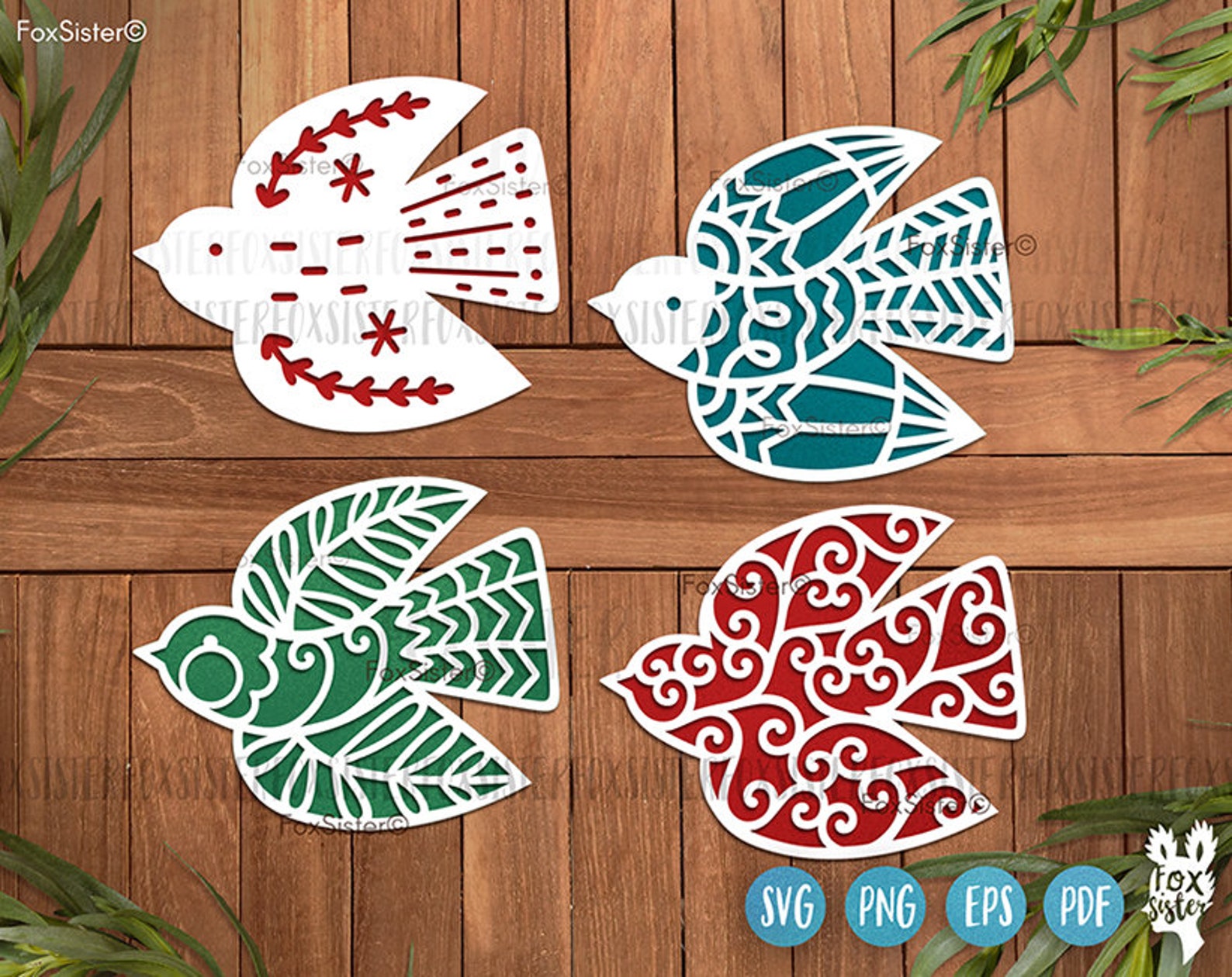 Bird Svg Bundle for Cricut and Silhouette Bird Svg Files | Etsy