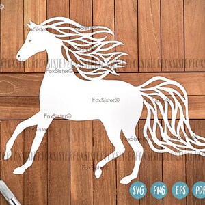 Bundle svg 4 chevaux pour Cricut et Silhouette, svg animaux, beaux ...