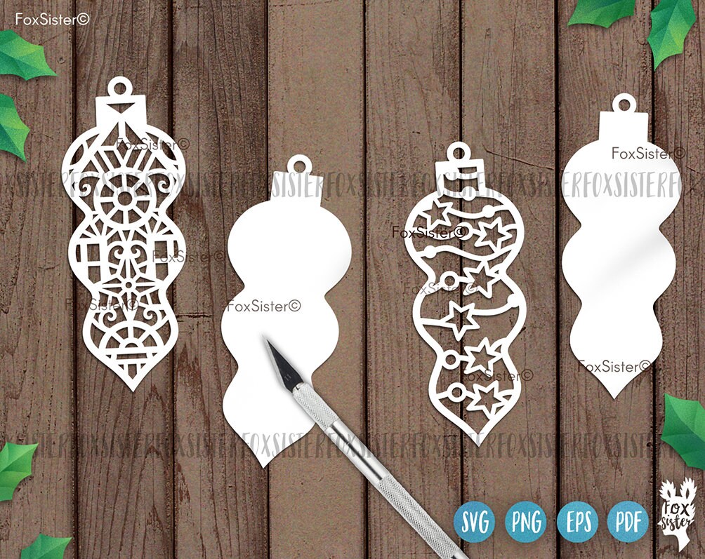 Christmas Bauble Svg Bundle Designs for Cricut and Silhouette ...