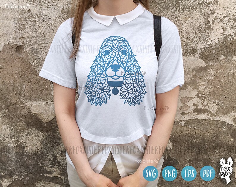 Spaniel Svg Cutting File for Cricut and Silhouette Spaniel | Etsy