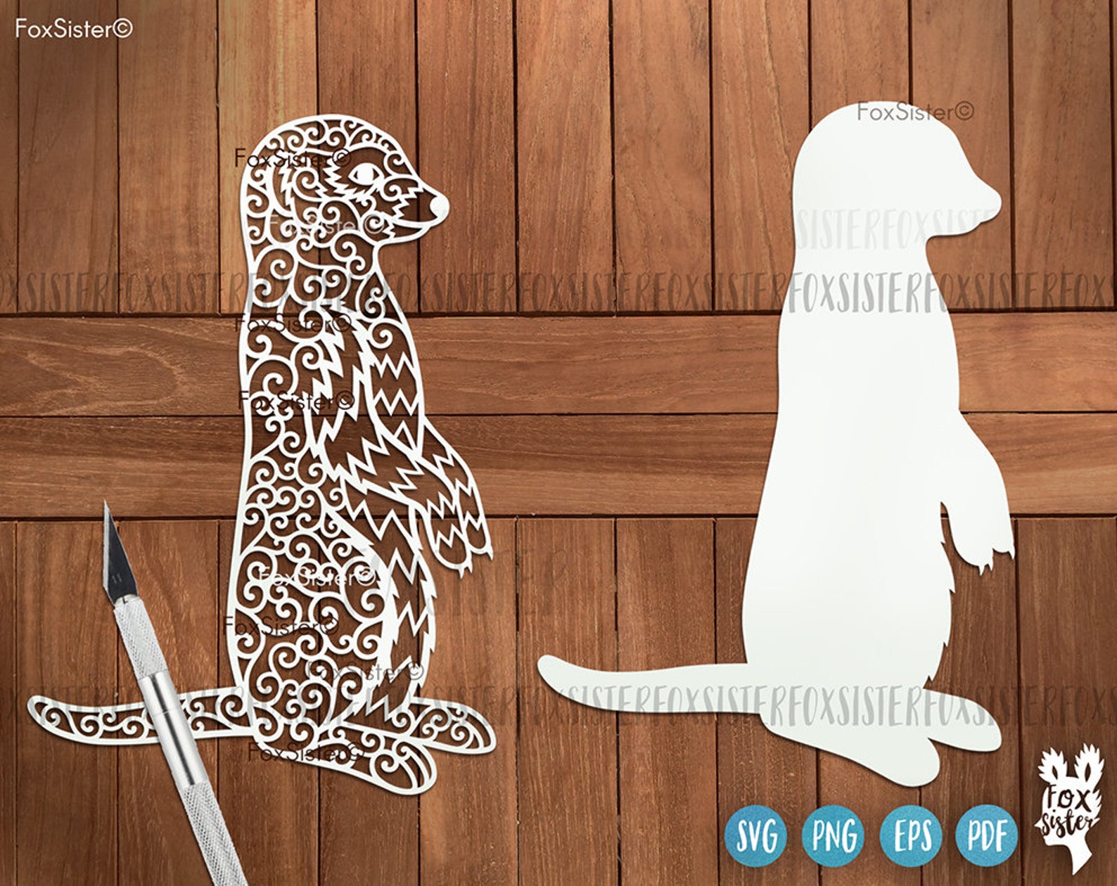 Meerkat Svg Design for Cricut and Silhouette Safari Svg - Etsy