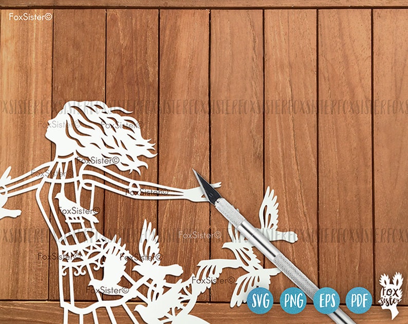 Free Spirit Svg for Cricut and Silhouette Girl Svg | Etsy