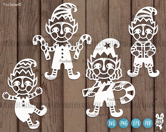 Elf Svg Christmas Svg Elf Cut Files Elf Vector Clipart | Etsy