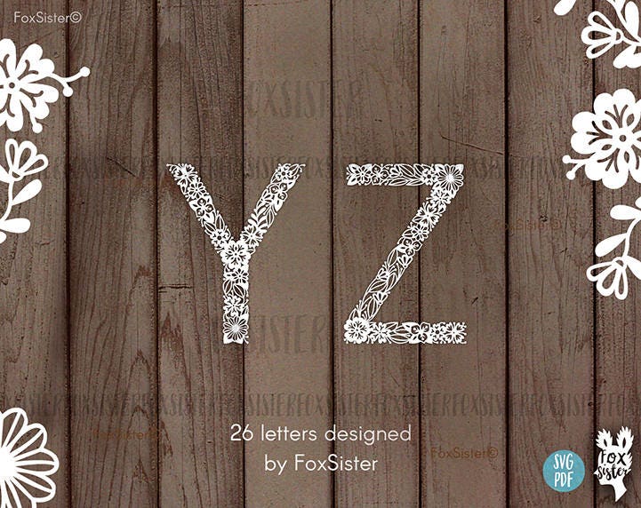 SVG Alphabet Bundle 26 Letters Svg Letter Svg Alphabet Svg | Etsy Canada