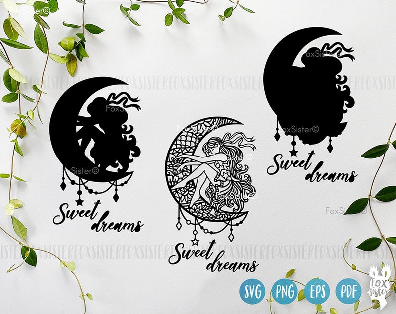 Sweet Dreams Svg Design for Cricut and Silhouette Sleep - Etsy