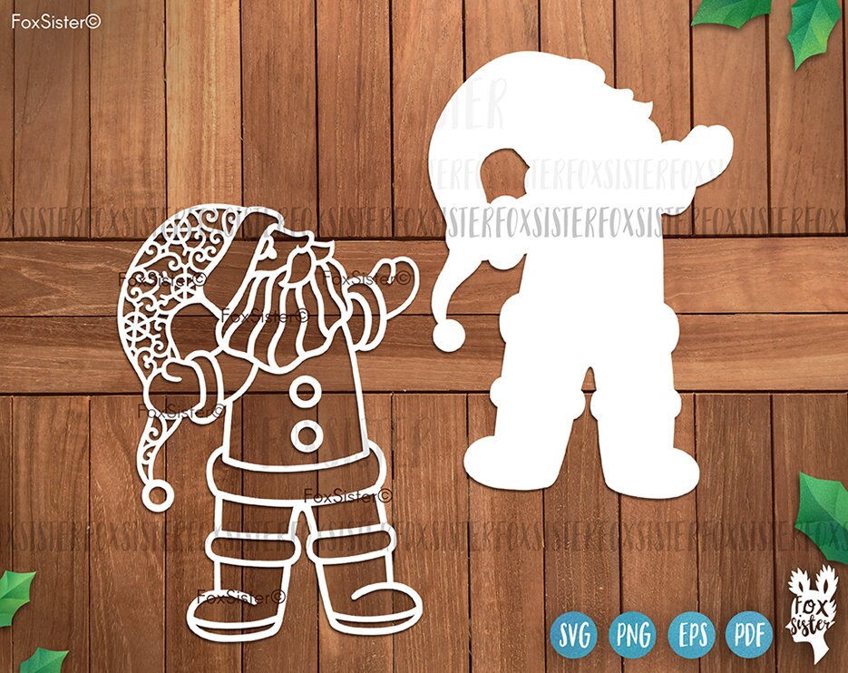 Santa Svg Bundle for Cricut and Silhouette Christmas Svg - Etsy