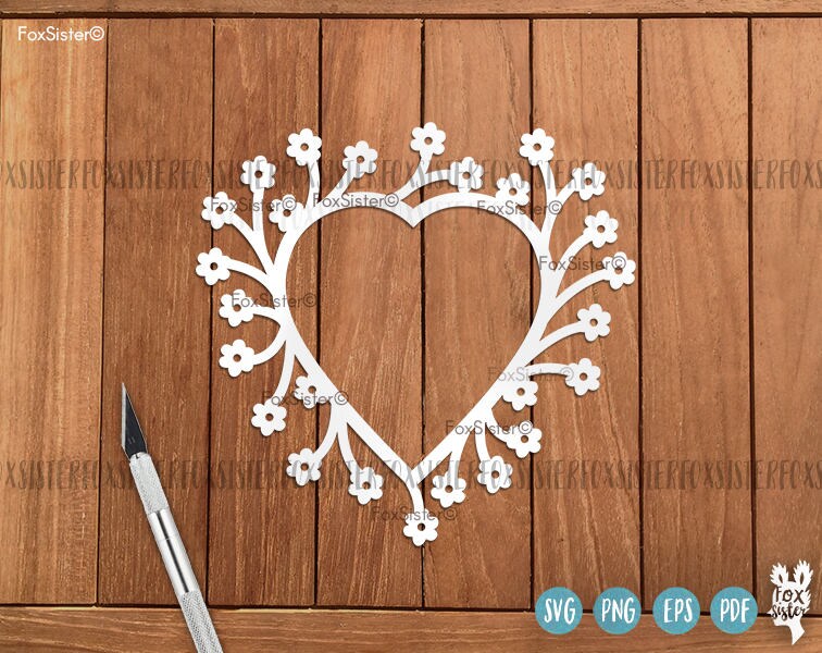 Heart Monogram Wreath Svg Bundle SET 1! Heart Cut File, Blank Wreath ...
