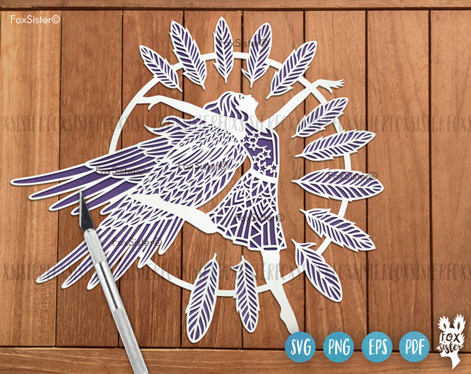 Flying Angel Svg for Cricut and Silhouette Svg Files | Etsy