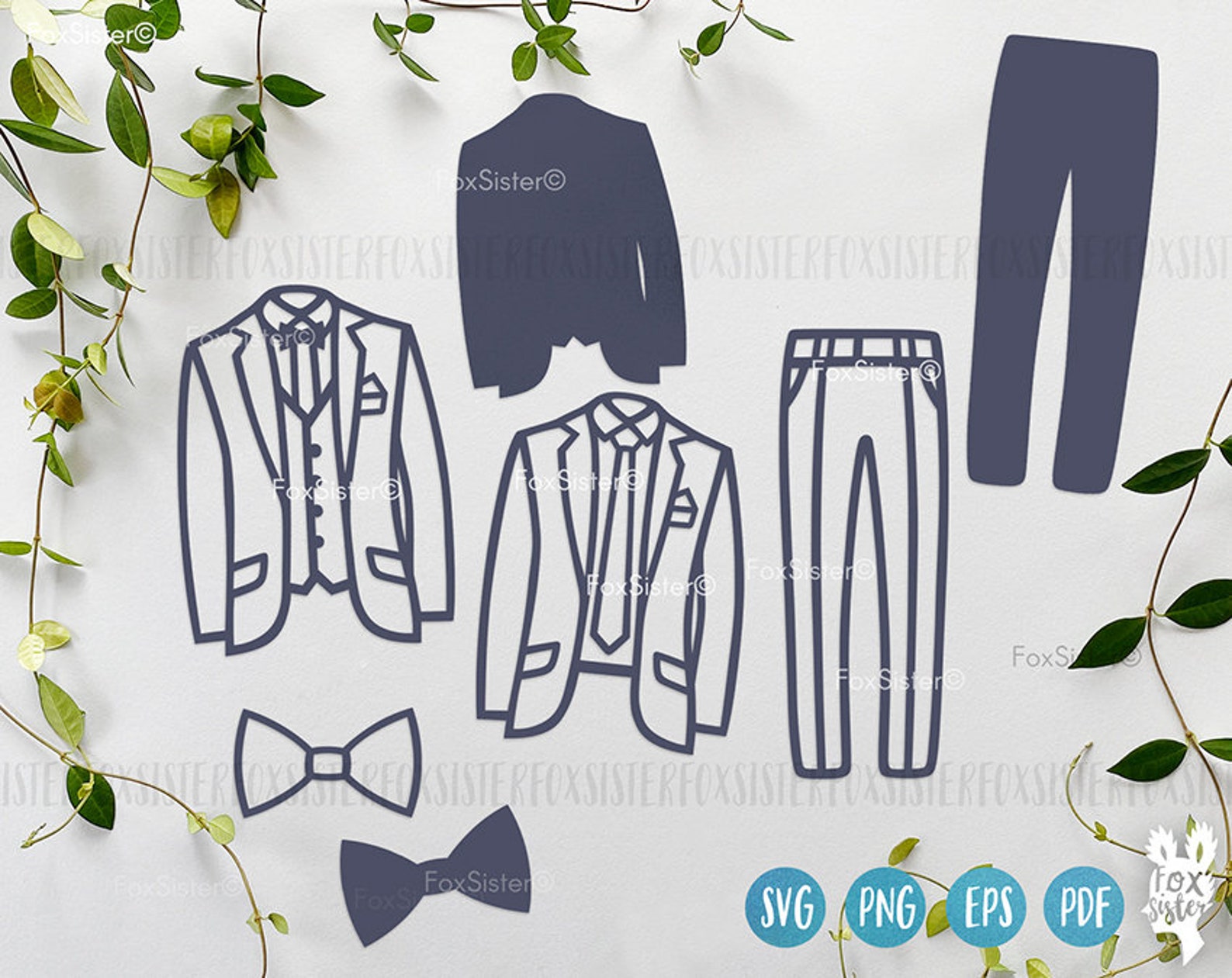 Suit Svg for Cricut and Silhouette Groom Svg Wedding Svg - Etsy UK