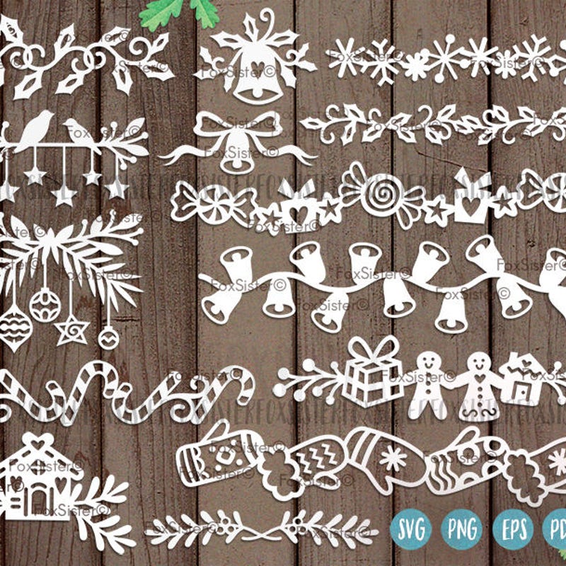 Christmas Decorations Svg - Etsy