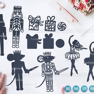 Nutcracker Svg Bundle for Cricut and Silhouette, Christmas Svg, Mouse ...