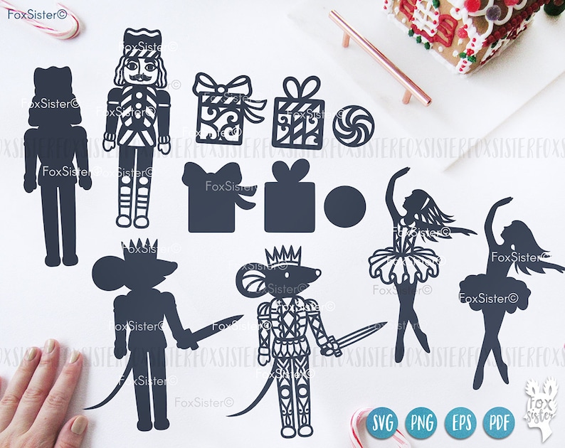Nutcracker Svg Bundle for Cricut and Silhouette Christmas - Etsy UK