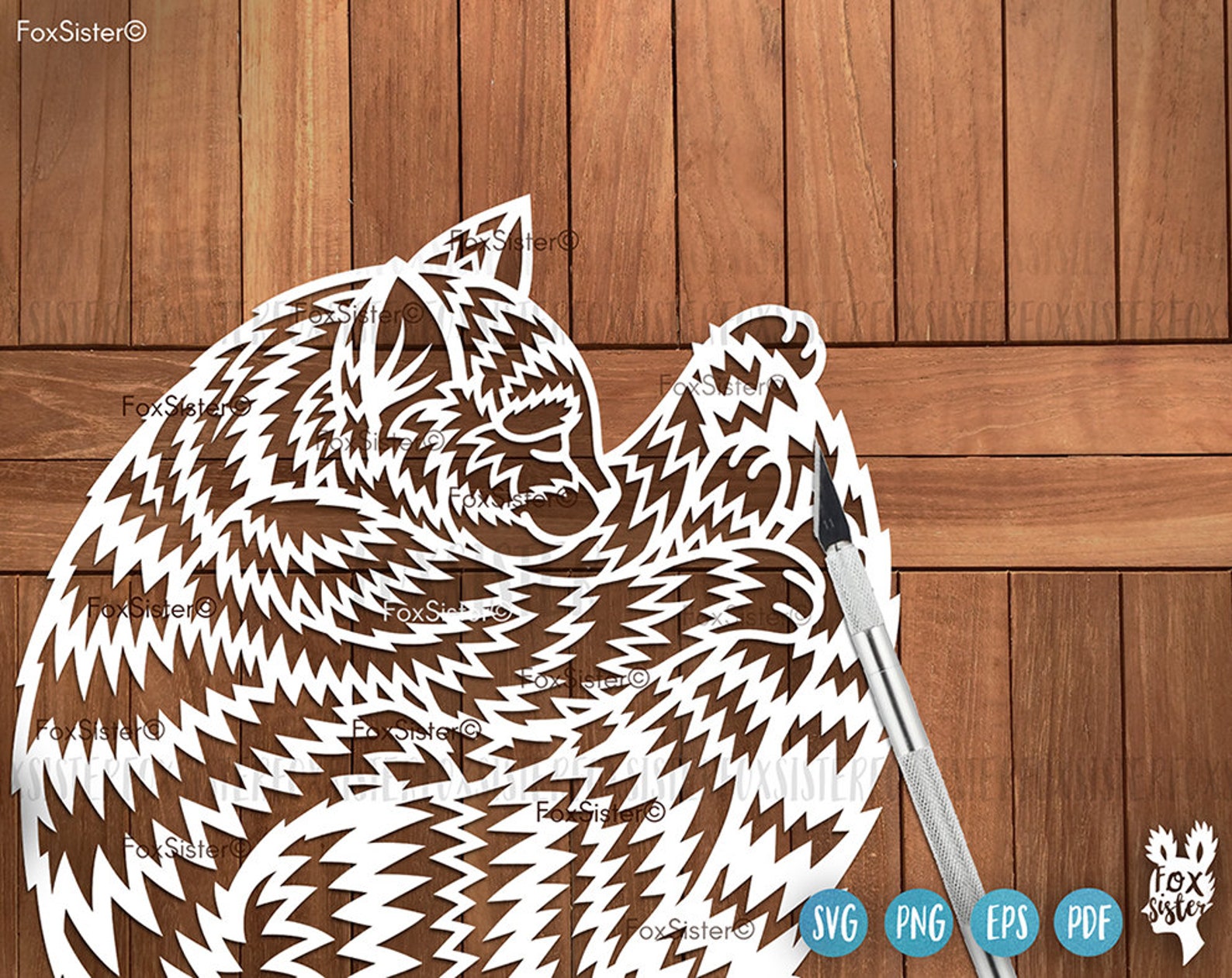 Cute Sleeping Cat Svg Design for Cricut and Silhouette Cat - Etsy