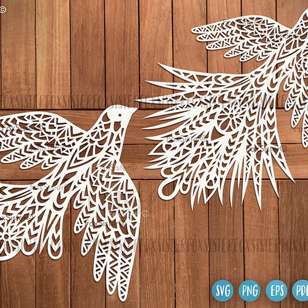 Bird Papercut - Etsy